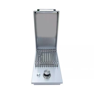 China Bbq Outdoor Built In Gas Grills Side Burner Griddle 304 Stainless Steel Cooking for sale
