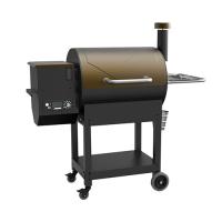 China Portable Wood Pellet Bbq Grill Trolley Meat Vertical Smoker Outdoor Charcoal 52.4