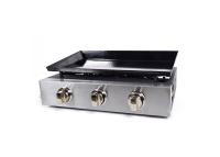 China Propane Freestanding Gas Griddles Outdoor Teppanyaki Flat Top Grill 3 Burner for sale