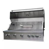 China Outdoor Barbeque Gas Grills Indoor Table Top Small With Led Light  2 Burner for sale