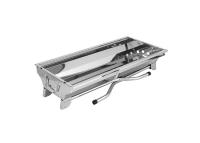 China Stainless Steel Collapsible Charcoal Grills Table Top Tool Handle Folding Cooking Outdoor for sale