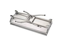 China Stainless Steel Collapsible Charcoal Grills Table Top Tool Handle Folding Cooking Outdoor for sale