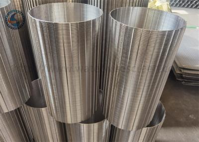 China Reverse Winding Silk Screen Vee Wire Wrapped Screen SGS ISO for sale