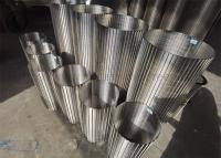 China Reverse Slot V Wire Wound Filter Customizable Stainless Steel for sale