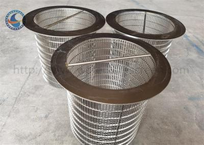 China Slot V Ss 304 Wire Wrapped Screen Inner Filter Basket for sale