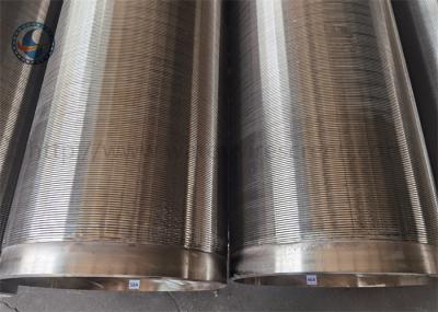 China Stainless Wire Wraps 4 Inch Well Screen Filter Pipes Reduce Energy Consumption for sale