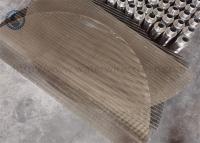 China 200 Micron Johnson Wedge Wire Screen Stainless Steel Flat Coanda Screen for sale