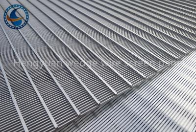 China High Strength Wedge Wire Screen Panels Long Lifespan Ss 304 for sale