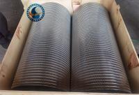 China Stainless 304 25mm Dia Cylindrical Wedge Wire Screens Solid Liquid Separation for sale