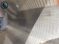 China Stainless 304 25mm Dia Cylindrical Wedge Wire Screens Solid Liquid Separation for sale