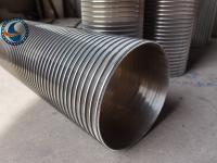 China 20μM Slot Opening Wedge Wire Screen Pipe Stainless Steel 304 Id 200mm for sale