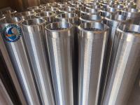 China Polished Wedge Wire Screen Pipe Stainless Steel 316l 321 Surface Profile for sale
