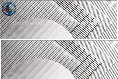 China 201 Stainless Steel Wedge Wire Screen Panels High Strength Full Welded for sale