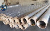 China 12inch Continuous Slot Johnson Vee Wire Screen SS304 0.5mm Slot Opening for sale