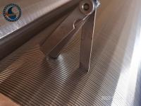 China 12inch Continuous Slot Johnson Vee Wire Screen SS304 0.5mm Slot Opening for sale