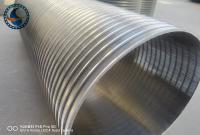 China Continuous Slot Profile Wedge Wire Screen SS304 Industrial Filtration for sale