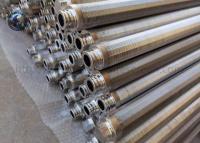 China Anti Alkali Wire Wrapped Water Pipe Screen Stainless Steel for sale