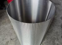 China Stainless Steel 316L Vee Shaped Wire Wedge Wire Screen Pipe for sale