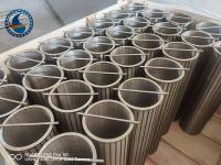 China Thread Connection Reverse Wedge Wire Screen 0.5m-2.0m Height 0.1mm-10mm Slot Width for sale