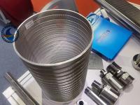 China Stainless Steel Johnson Wedge Wire Filter Screen Anodizing 1m Diameter for sale