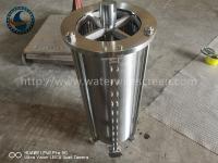 China Durable Efficient Ss316l Wedge Wire Screen Pipe 100 Micron High Strength for sale