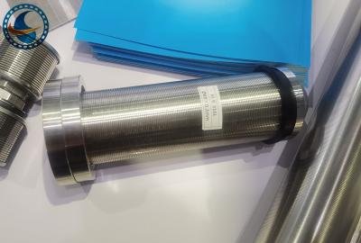 China Water Treatment Solution Wedge Wire Screen Pipe Low Temperature for sale