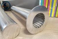 China Polished Surface Stainless Steel 316L Johnson Wire Wrap Screen With Support Rod 2*3mm for sale