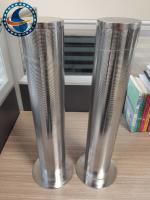 China 304 Stainless Steel Rod Based Continuous Slot Wedge Wire Mesh Filter Type From Outside To Inside Wire Shape 3*4.6mm V Shaped for sale