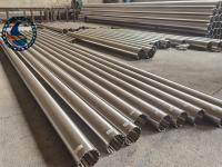 China Customizable Stainless Steel 304 Wedge Wire Screen Cylinder With End Connection for sale