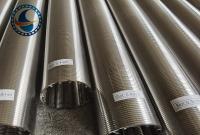China Customizable Stainless Steel 304 Wedge Wire Screen Cylinder With End Connection for sale