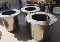 China Corrosion Resistant 500mm Length Duplex Steel 2205 Wedge Wire Screen Strainer Pipes For Oil And Gas Industry for sale