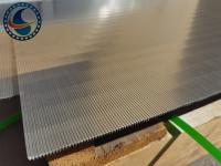 China 620mm Width Stainless Steel AISI 316L Wedge Wire Screen Plates With Acid Washing Surface for sale