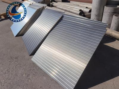 China 620mm Width Stainless Steel AISI 316L Wedge Wire Screen Plates With Acid Washing Surface for sale