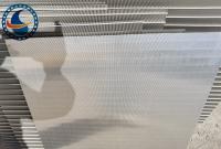 China 620mm Width Stainless Steel AISI 316L Wedge Wire Screen Plates With Acid Washing Surface for sale
