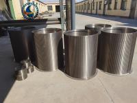 China 1.5*2mm Vee Wire Stainless Steel 304 Profile Reverse Wedge Screen Pipes High Performance for sale