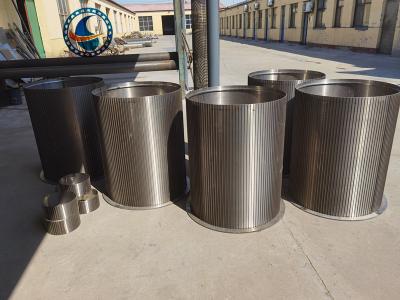 China 1.5*2mm Vee Wire Stainless Steel 304 Profile Reverse Wedge Screen Pipes High Performance for sale