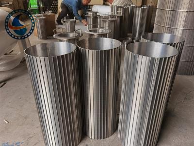 China Stainless Steel 304 Reverse Wedge Type Screen Tube 600mm Length For Oil Gas for sale