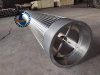 China Stainless Steel 316L Vee Shaped Wire Wedge Wire Screen Pipe for sale