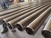 China Oil Well AISI 316L Oil Sand Control Wire Wrapped Screen Pipe With 0.3mm Slot Size for sale