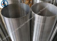 China V Shaped Wire Wrapped Screen , High Filtering Accuracy SS Well Screen for sale