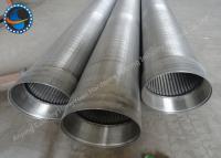 China Thread Wedge Johnson Wire Screen Male / Female Pipes For Liquid / Gas Filtration for sale