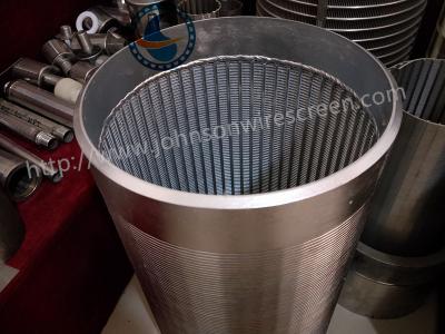 China Cylindrical Johnson Wire Screen For Agricultural Water Supply Systems for sale