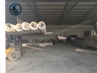 China High Flow Johnson Wire Screen Durable For Geothermal / Oil Well for sale