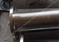 China Heavy Duty Wedge Wire Mesh Highly Corrosion Resistant Material Non Clogging for sale