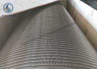 China High Precision Rotary Screen Drum FIlter V Wire Wrap Screen 316 Grade for sale