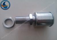 China 304 Stainless Steel Water Nozzle , Rotary Screen Filter 0.05-1mm Slot for sale