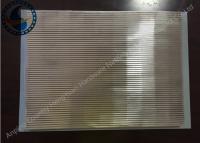 China Flat Johnson Type Wedge Wire Screen Panels For Water Treating Equipment for sale