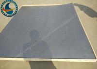 China Non Clogging Wedge Wire Screen Panels For Waste Water Long Service Life for sale