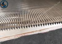 China Flat Wedge Wire Screen Panels Anti - Corrosion Welding Technique for sale