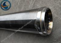China Continuous Slot Wedge Wire Screen Pipe With Excellent Corrosion Resistance for sale